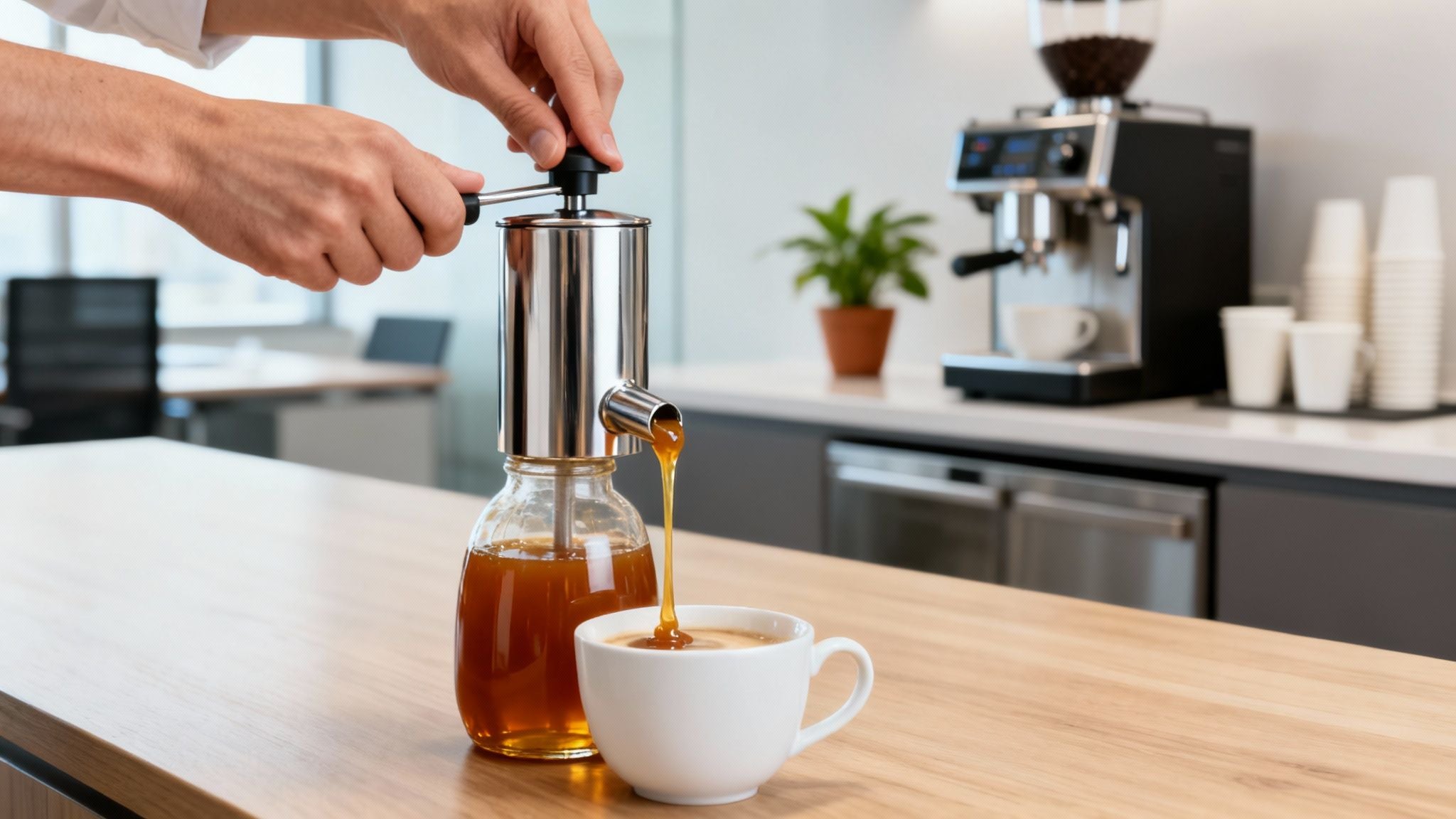 Upgrade Your Office Coffee With The Perfect Pump For Syrup – Ue Coffee ...
