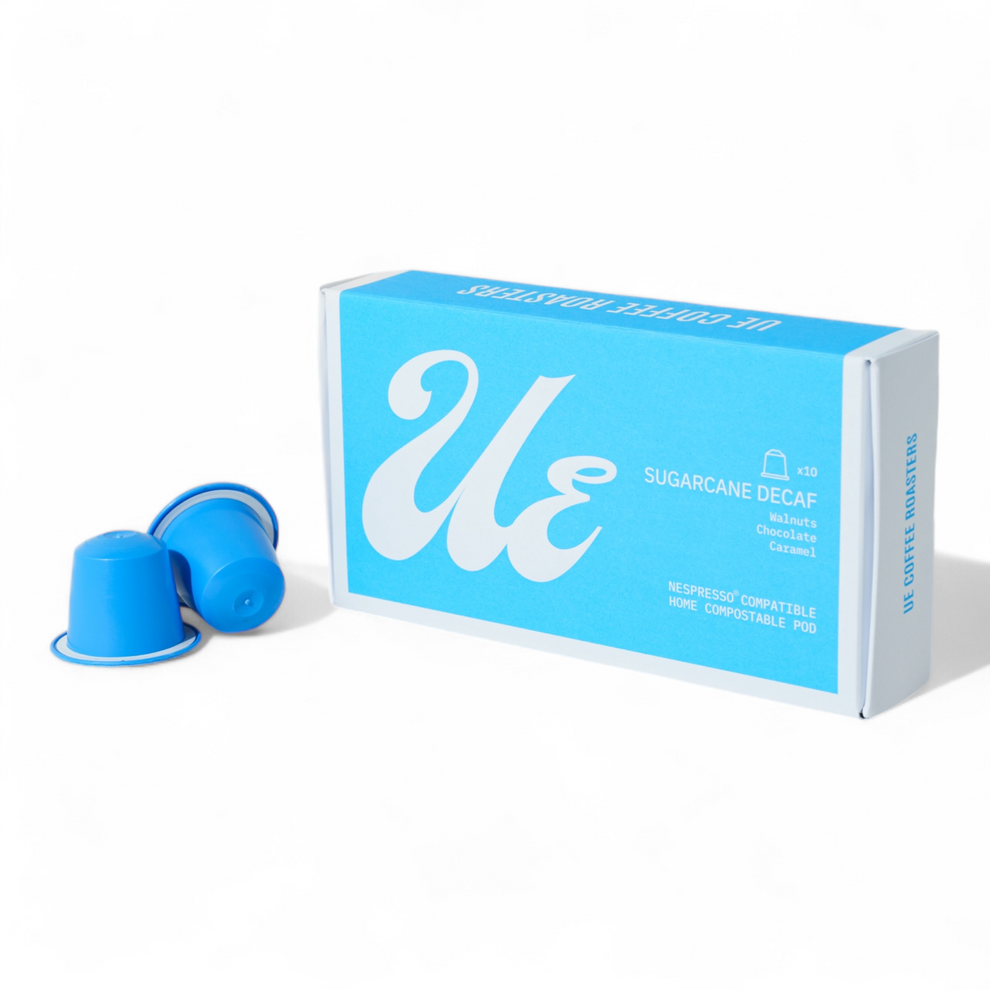 Sugarcane Decaf Espresso Pods – Ue Coffee Roasters
